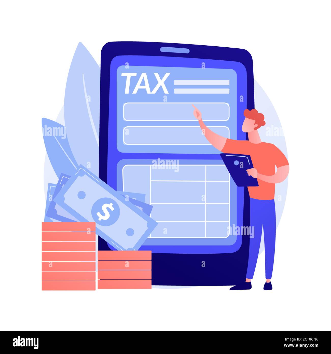 Tariff cartoon Stock Vector Images - Alamy