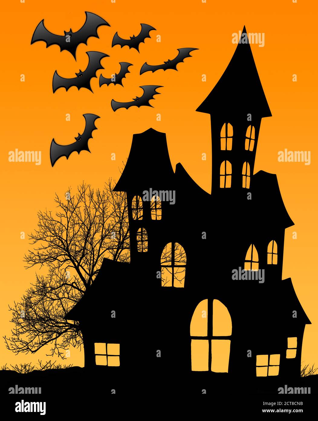 Scary silhouette hi-res stock photography and images - Alamy