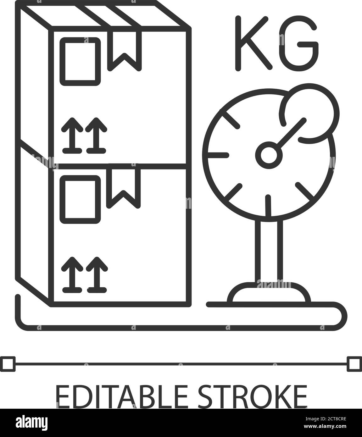 Weight of goods Cut Out Stock Images & Pictures - Alamy