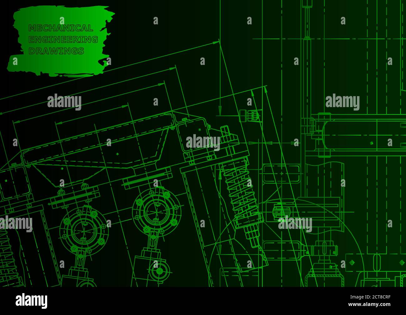 Machine-building industry. Mechanical engineering drawing. Instrument ...