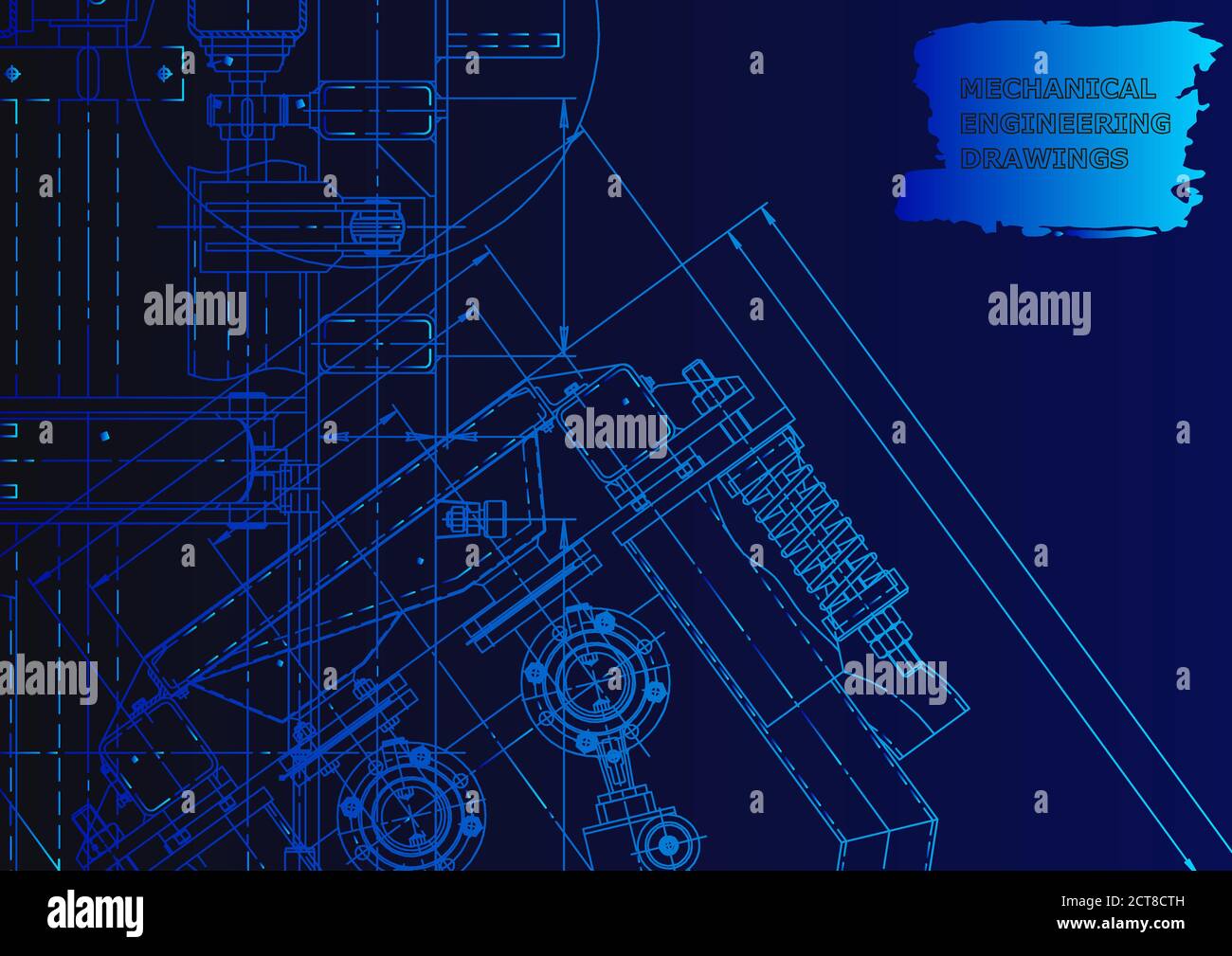 Mechanical engineering drawing. Machine-building industry. Instrument ...