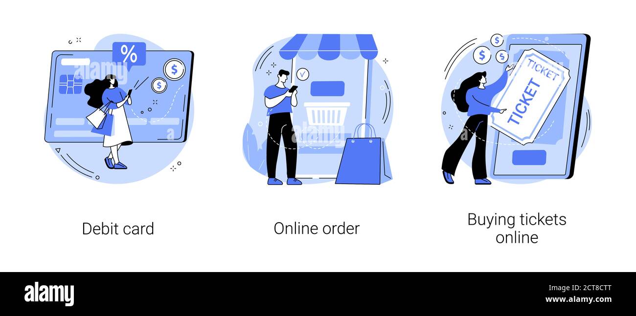 Online payment abstract concept vector illustrations Stock Vector Image ...