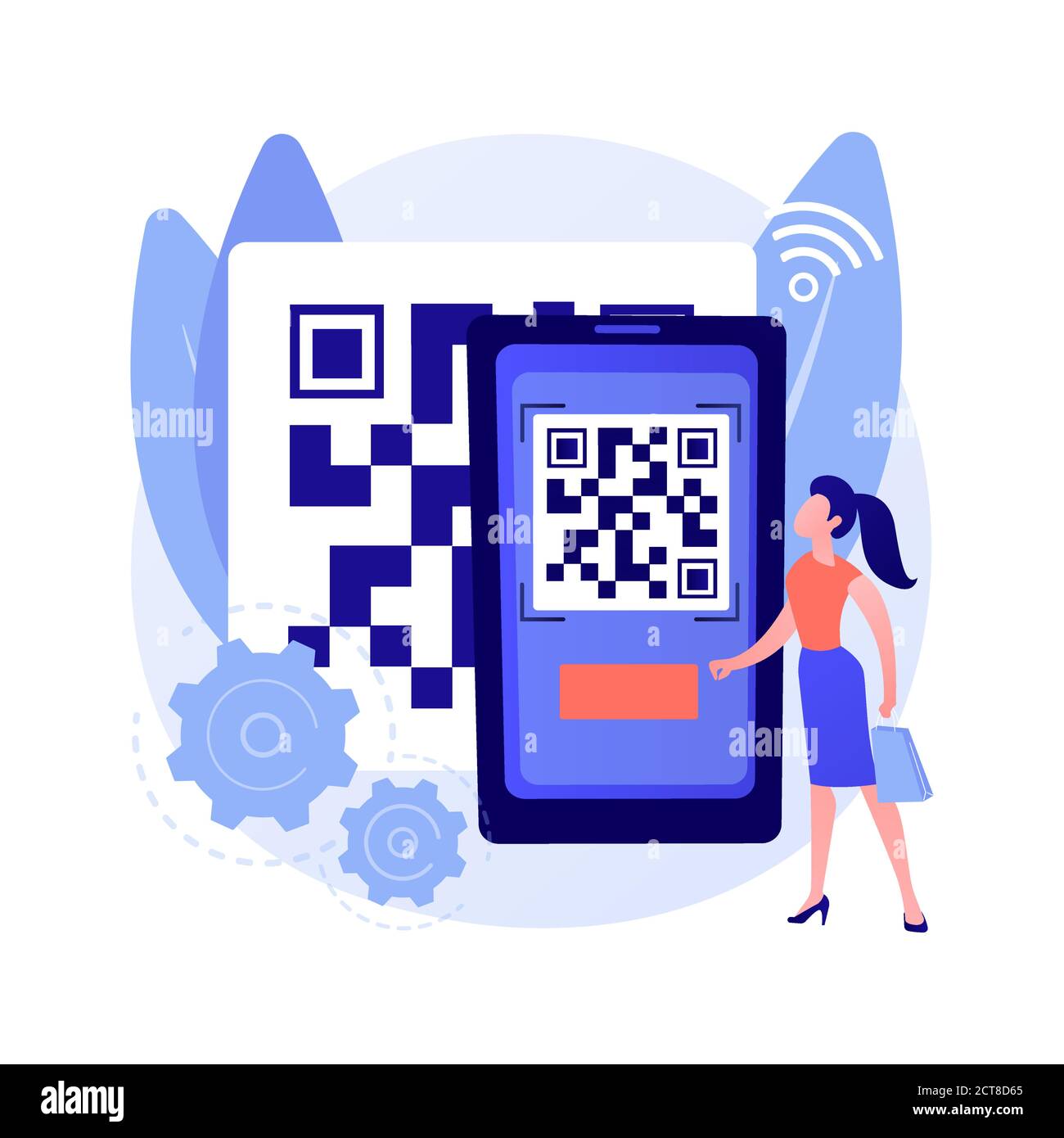 QR code abstract concept vector illustration Stock Vector Image & Art ... QR code abstract concept vector illustration Stock Vector Image & Art ...