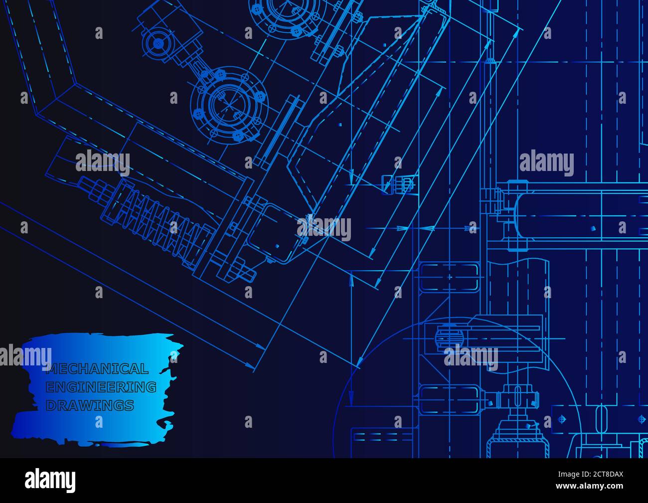 Mechanical engineering drawing. Machine-building industry. Instrument ...