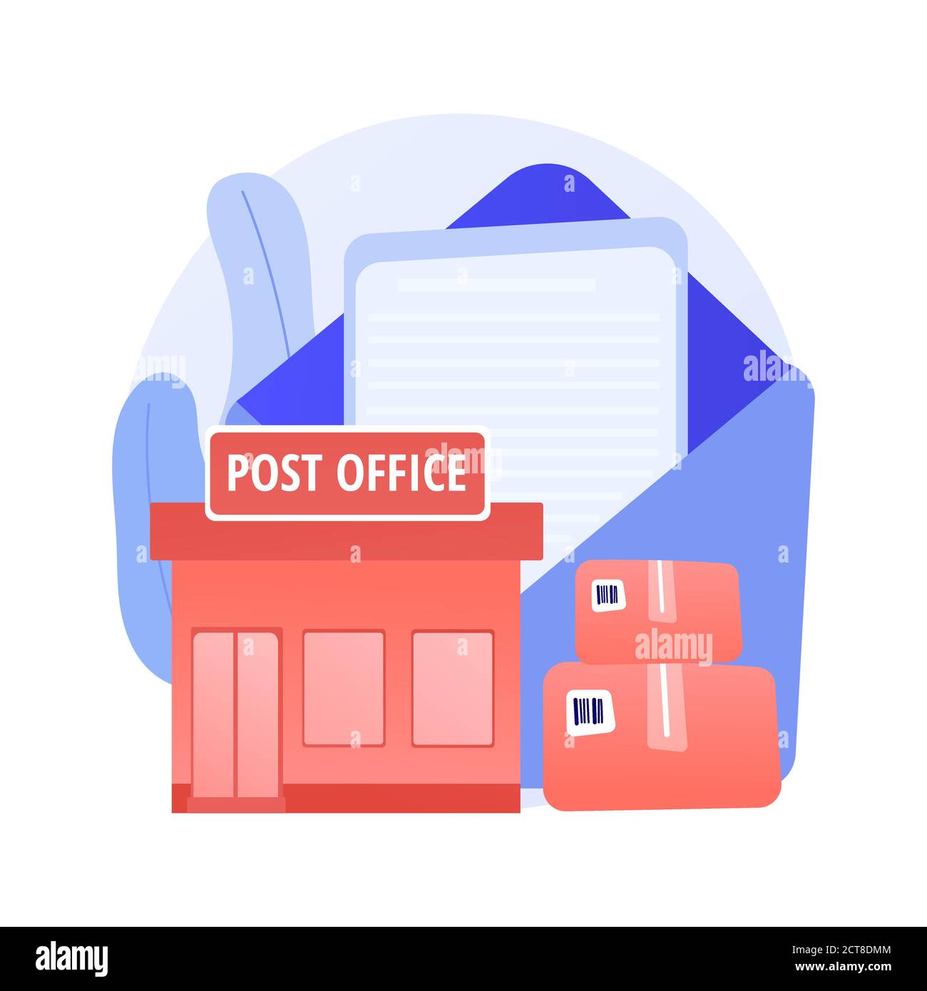 Post office abstract concept vector illustration Stock Vector Image ...