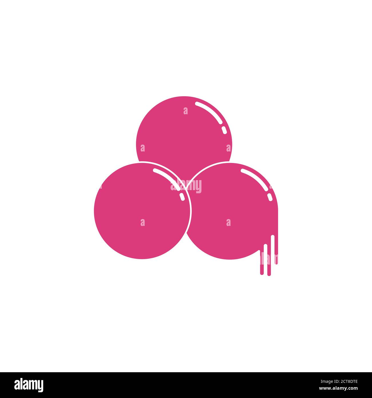 ice cream candy melt circle logo vector Stock Vector Image & Art - Alamy