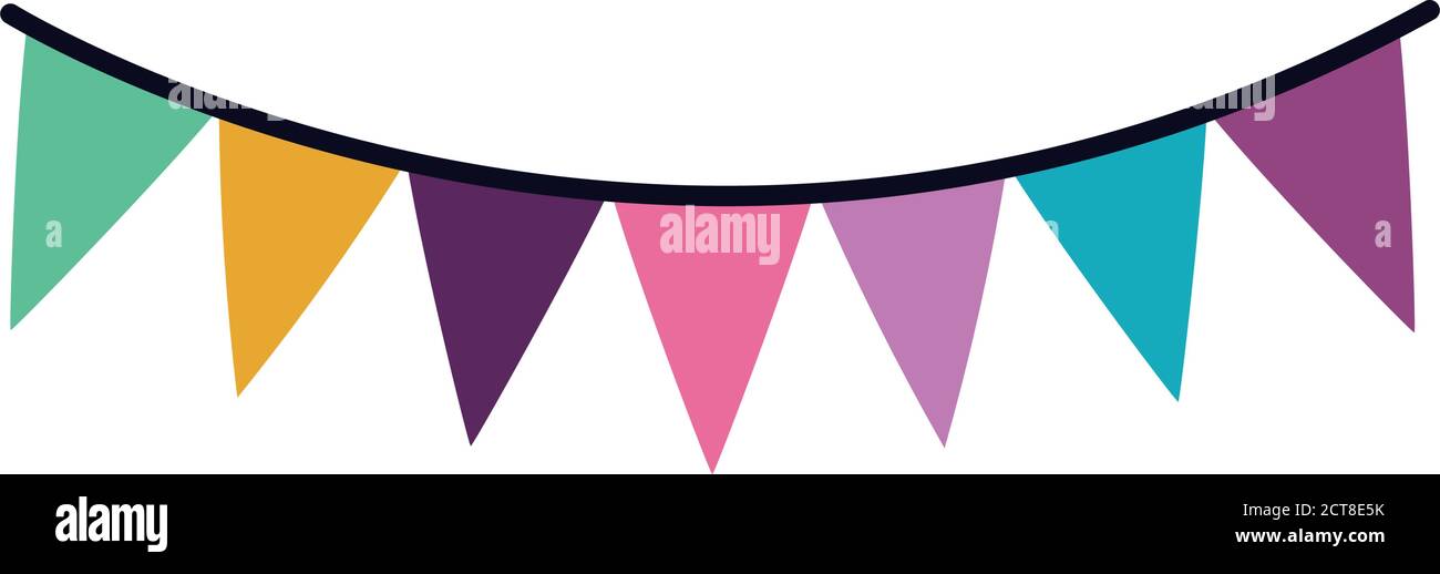Party banner pennant vector design Stock Vector Image & Art - Alamy