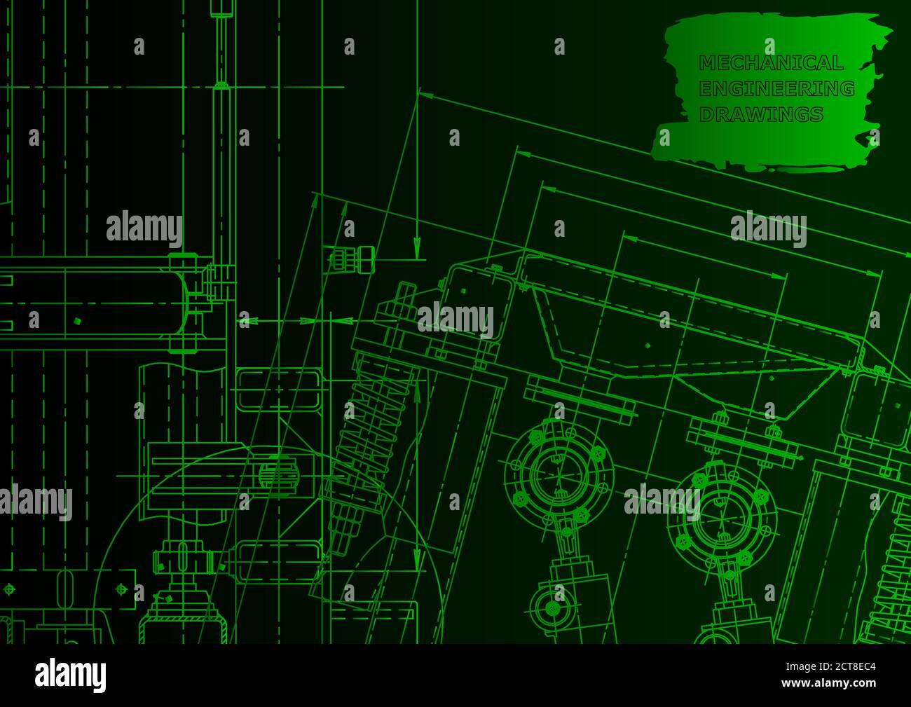 Technical abstract backgrounds. Mechanical Green neon Stock Vector ...