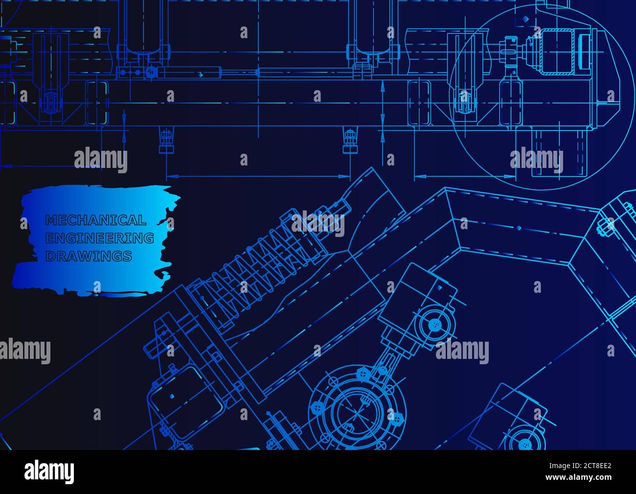 Computer aided design systems. Technical illustrations, backgrounds ...