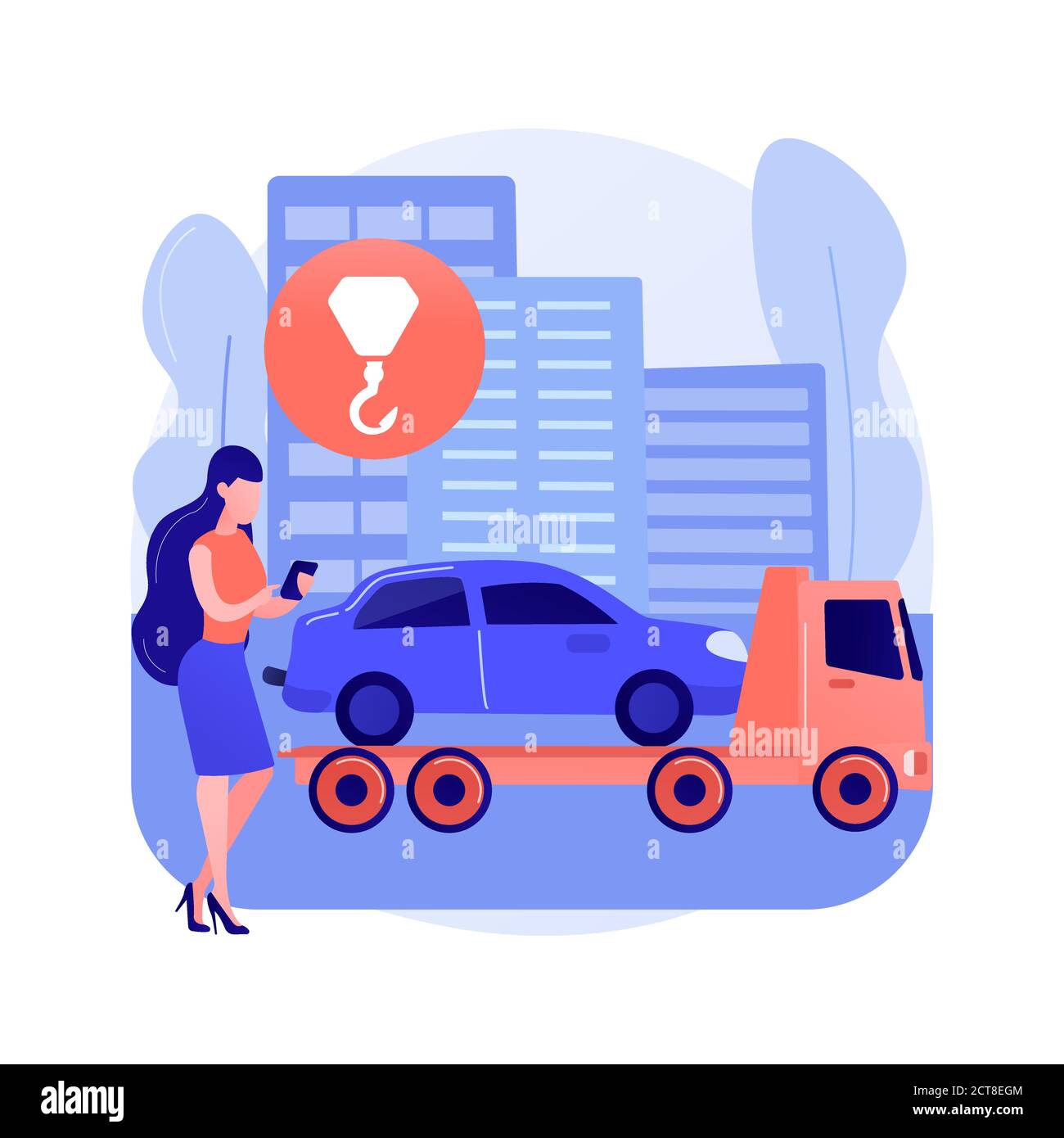 Roadside assistance abstract concept vector illustration Stock Vector Image & Art - Alamy