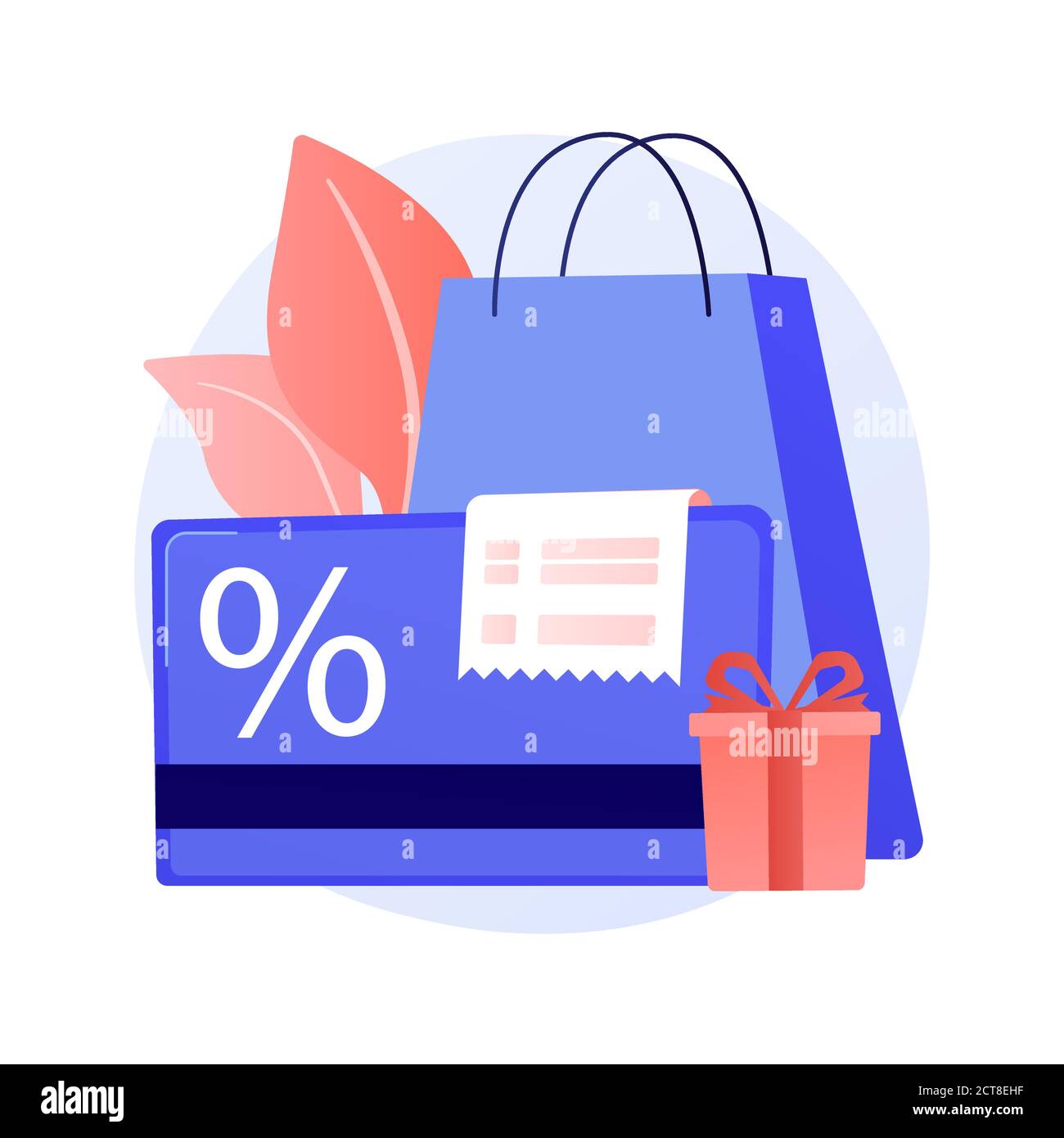 Discount and loyalty card abstract concept vector illustration Stock ...