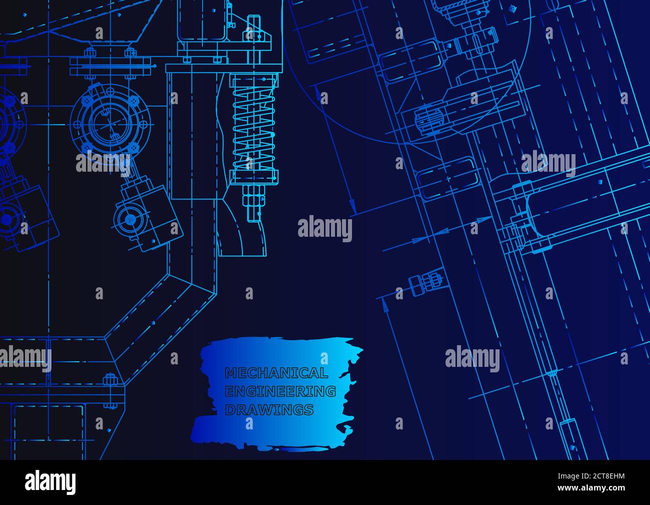 Vector Computer aided design systems. Instrument-making drawings ...