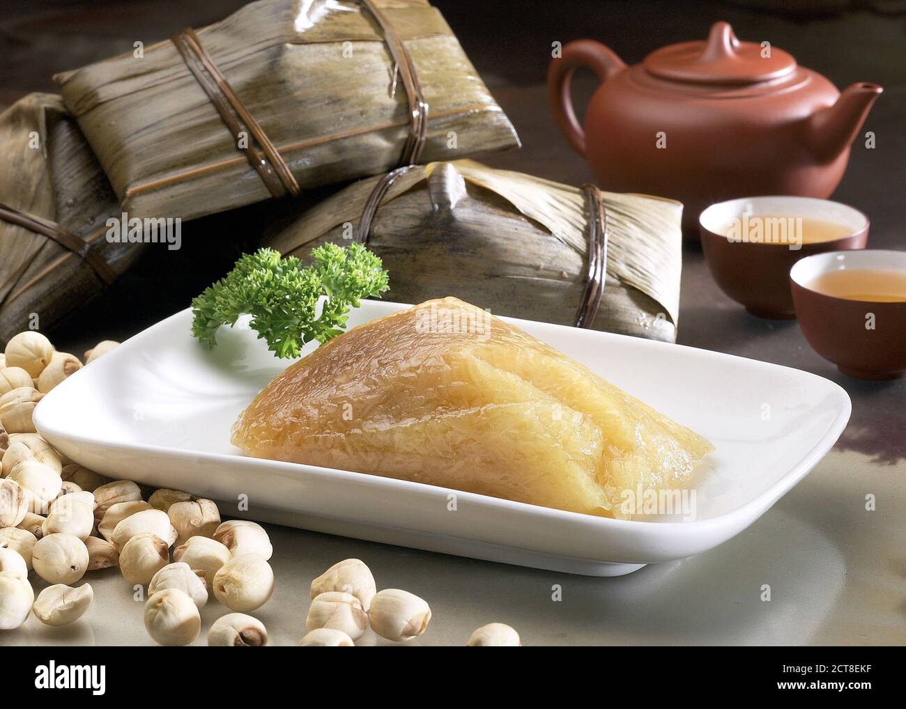 Asian cuisine traditional steamed rice dumpling Stock Photo - Alamy