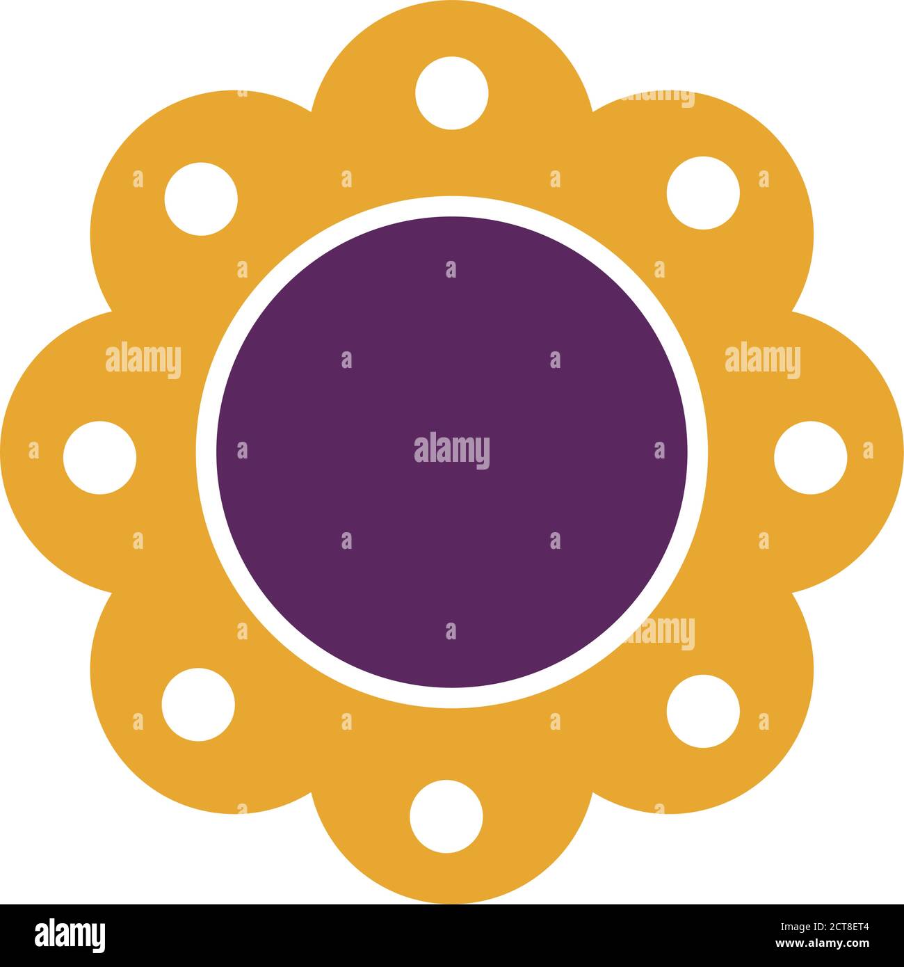 Isolated yellow flower icon vector design Stock Vector Image & Art - Alamy