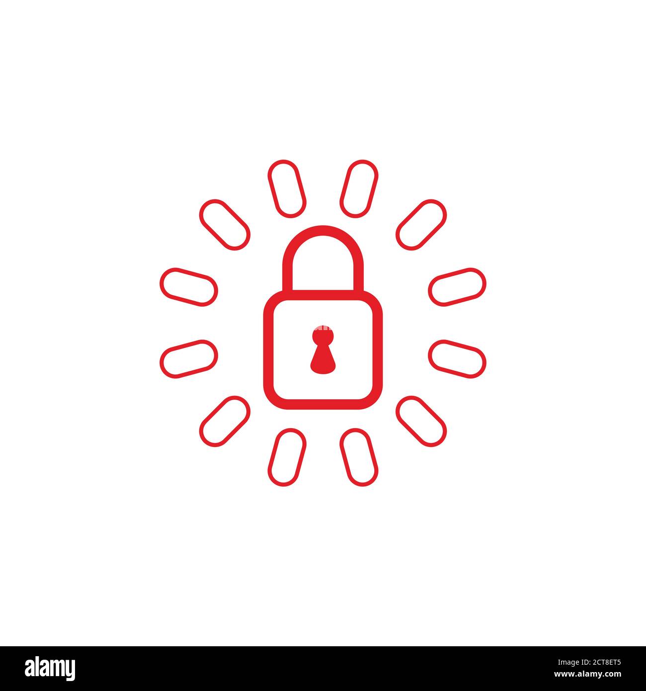 shine pad lock symbol vector Stock Vector Image & Art - Alamy