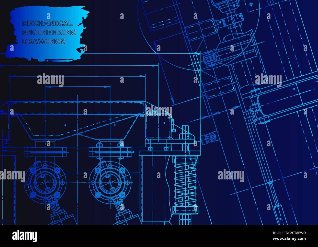 Sketch. Vector engineering illustration. Cover, flyer, banner ... Sketch. Vector engineering illustration. Cover, flyer, banner ...