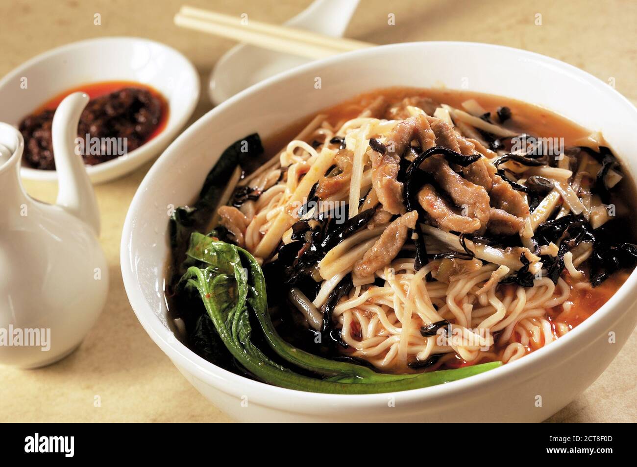 Asian cuisine Sichuan noodle Stock Photo - Alamy