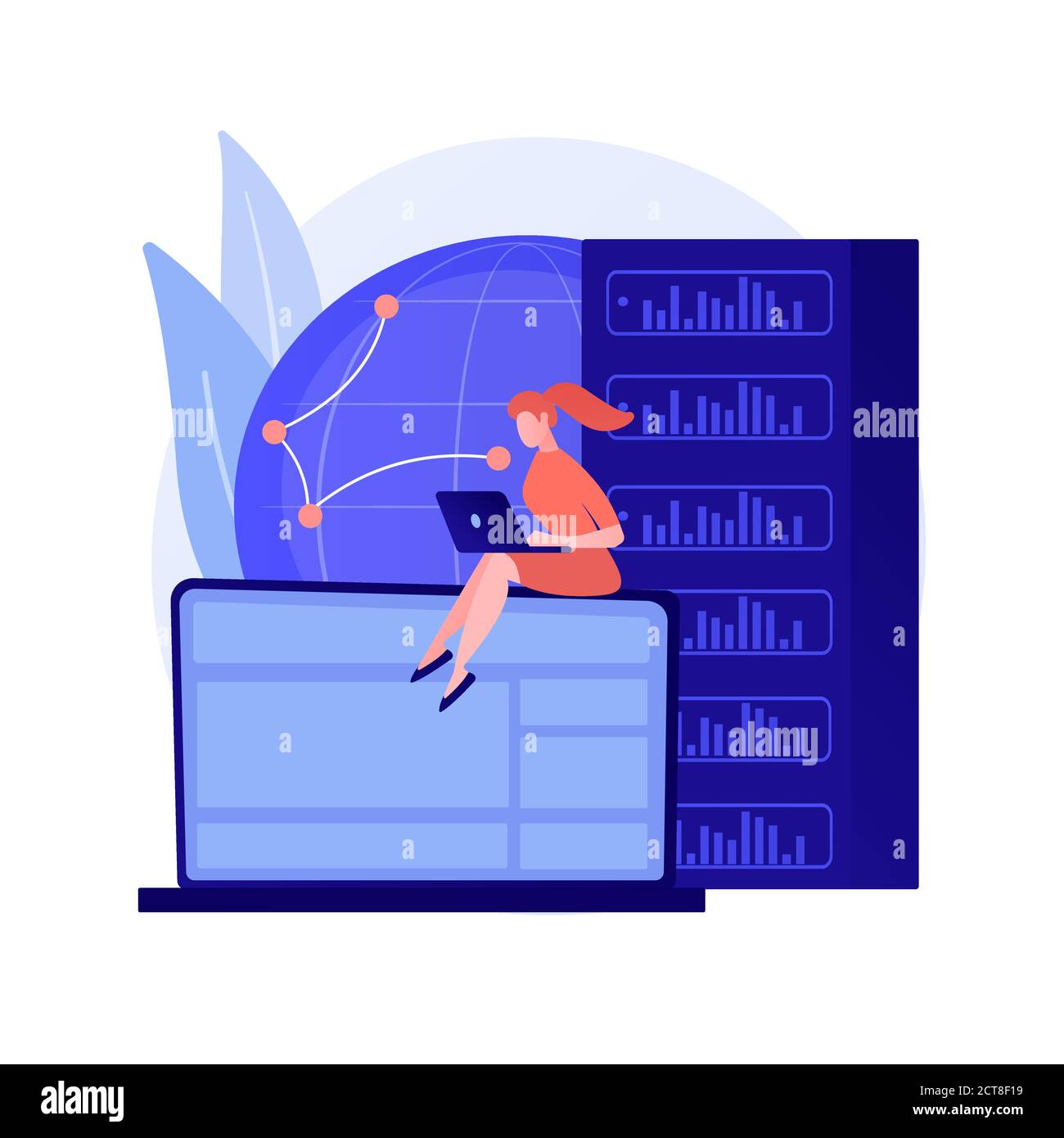 Proxy server abstract concept vector illustration Stock Vector Image ...