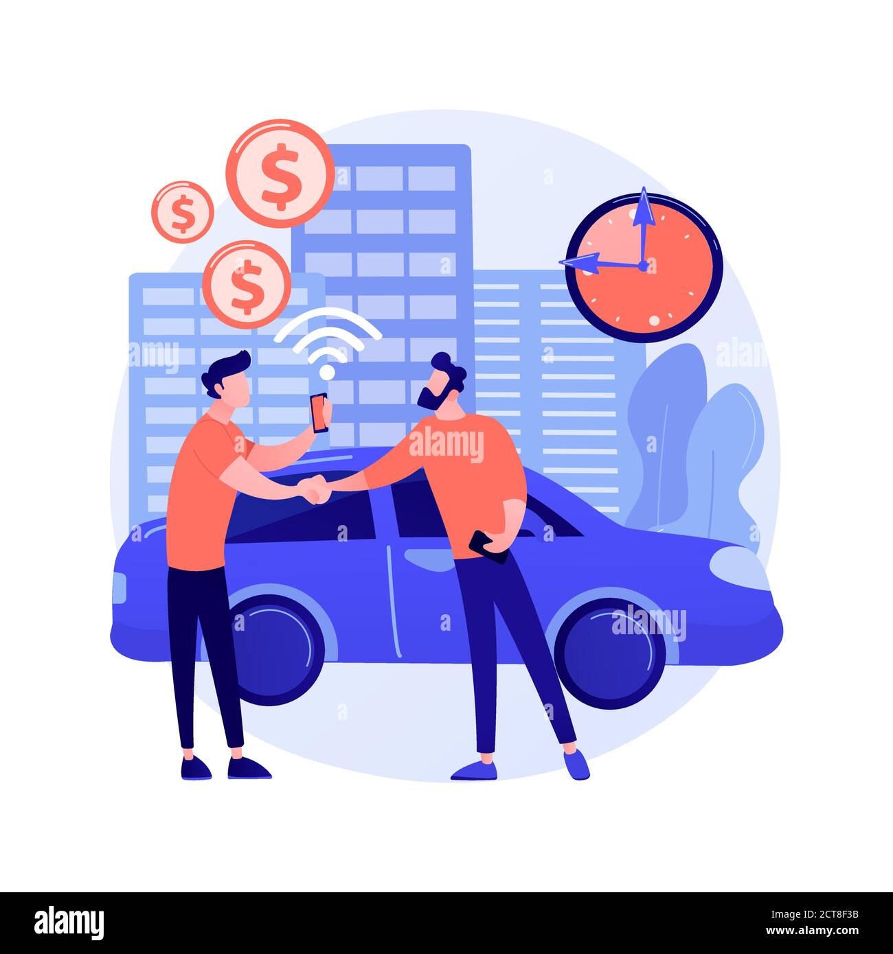 Vector illustration share road Stock Vector Images - Alamy