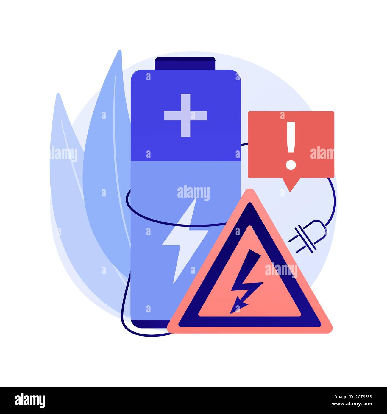 Safety battery abstract concept vector illustration Stock Vector Image ...