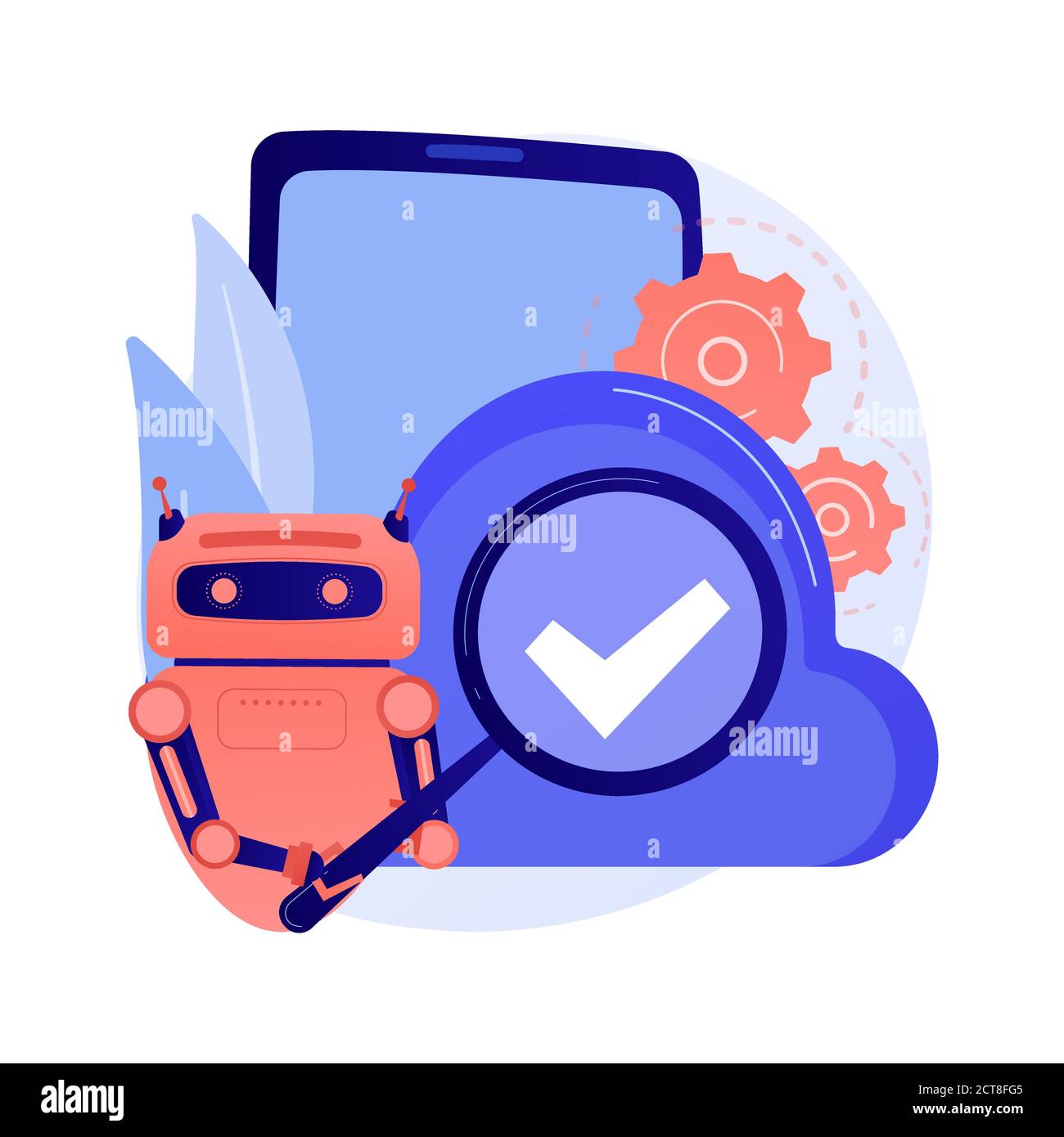 Cloud robotics abstract concept vector illustration Stock Vector Image ...