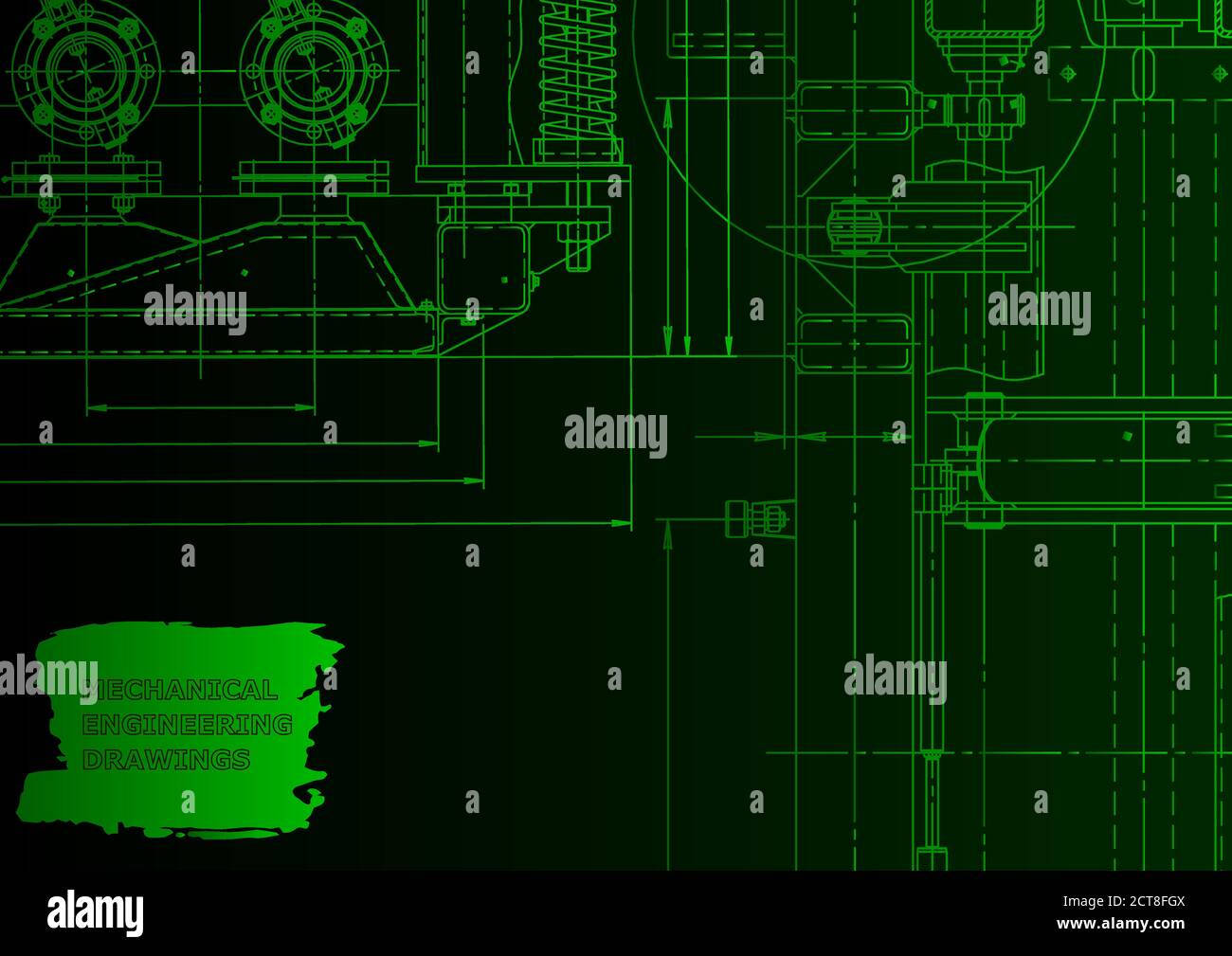Machine-building industry. Mechanical engineering drawing. Instrument ...