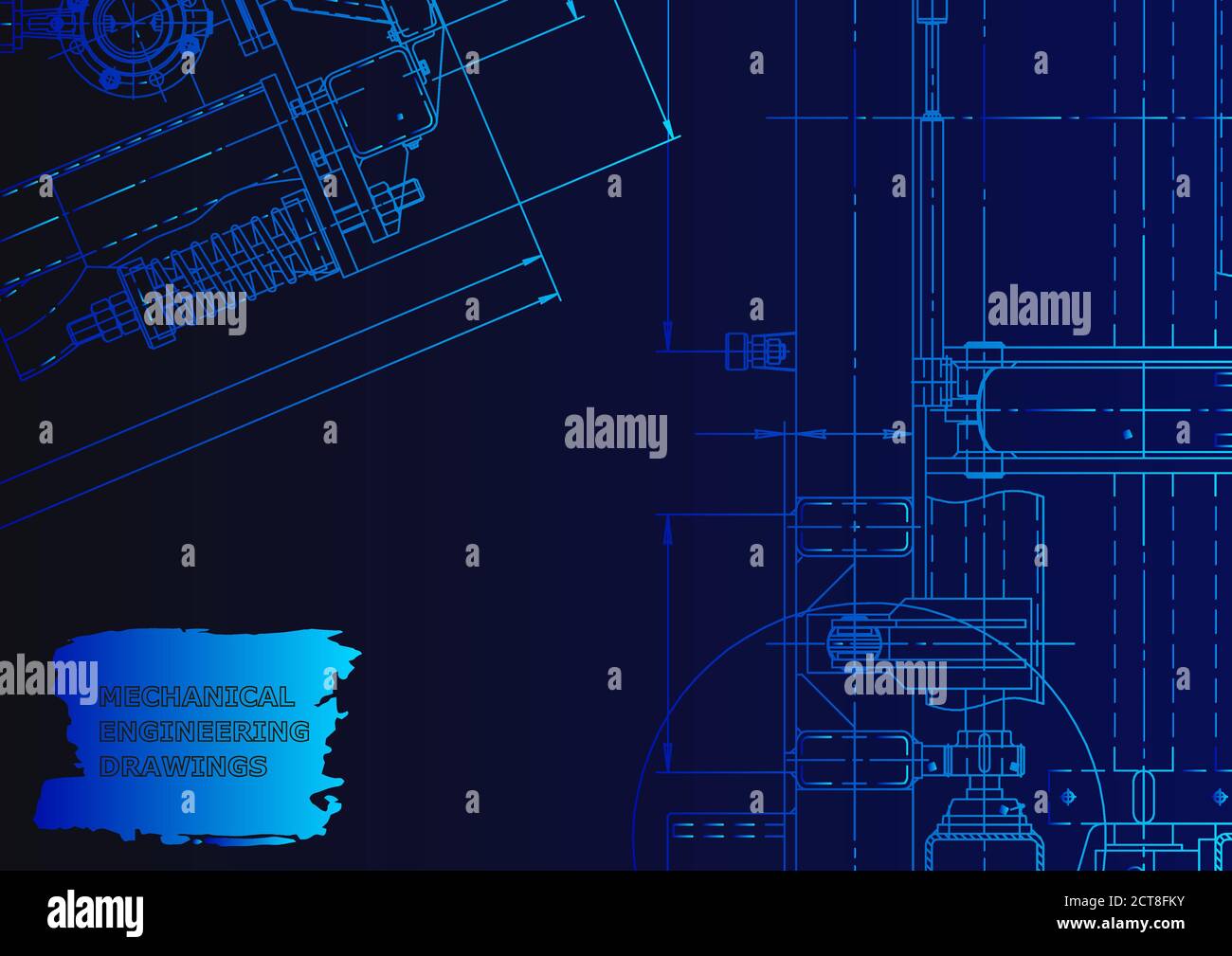 Mechanical engineering drawing. Machine-building industry. Instrument ...