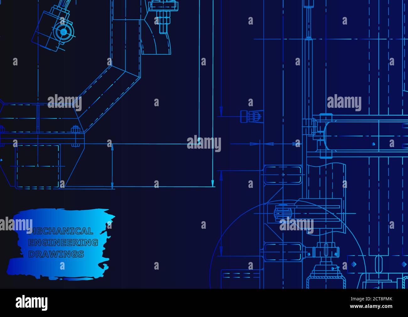 Mechanical engineering drawing. Machine-building industry. Instrument ...