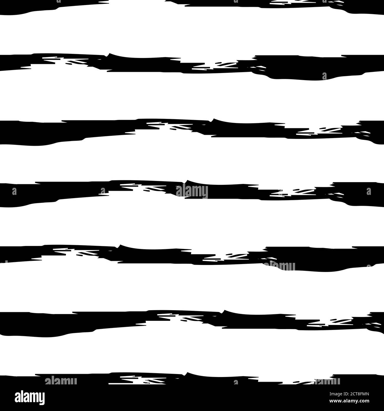 Striped seamless pattern. Abstract stripes. Hand drawing, brushes ...