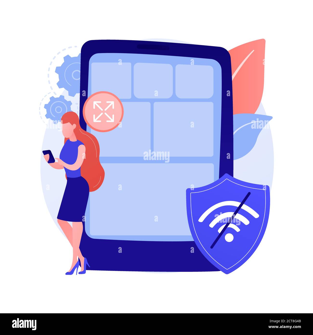 Progressive Web App Abstract Concept Vector Illustration Stock Vector Image And Art Alamy