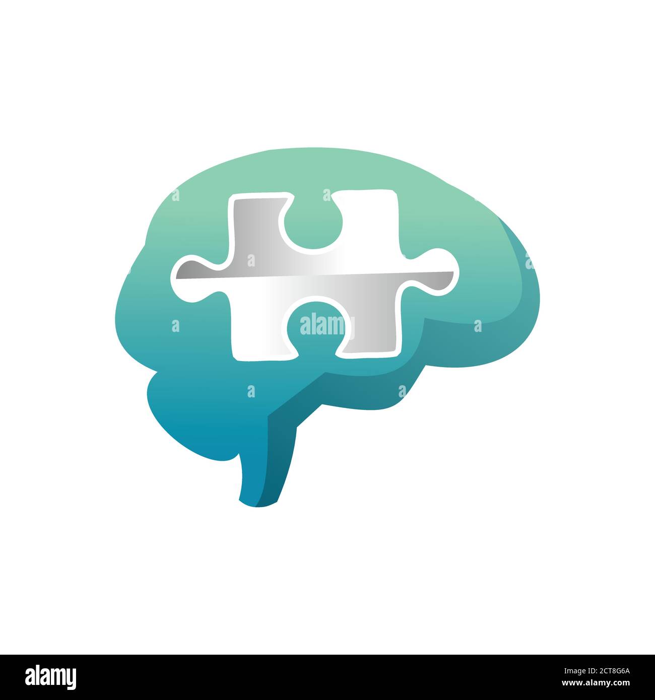 A vector illustration logo for supporting developmental health with ...