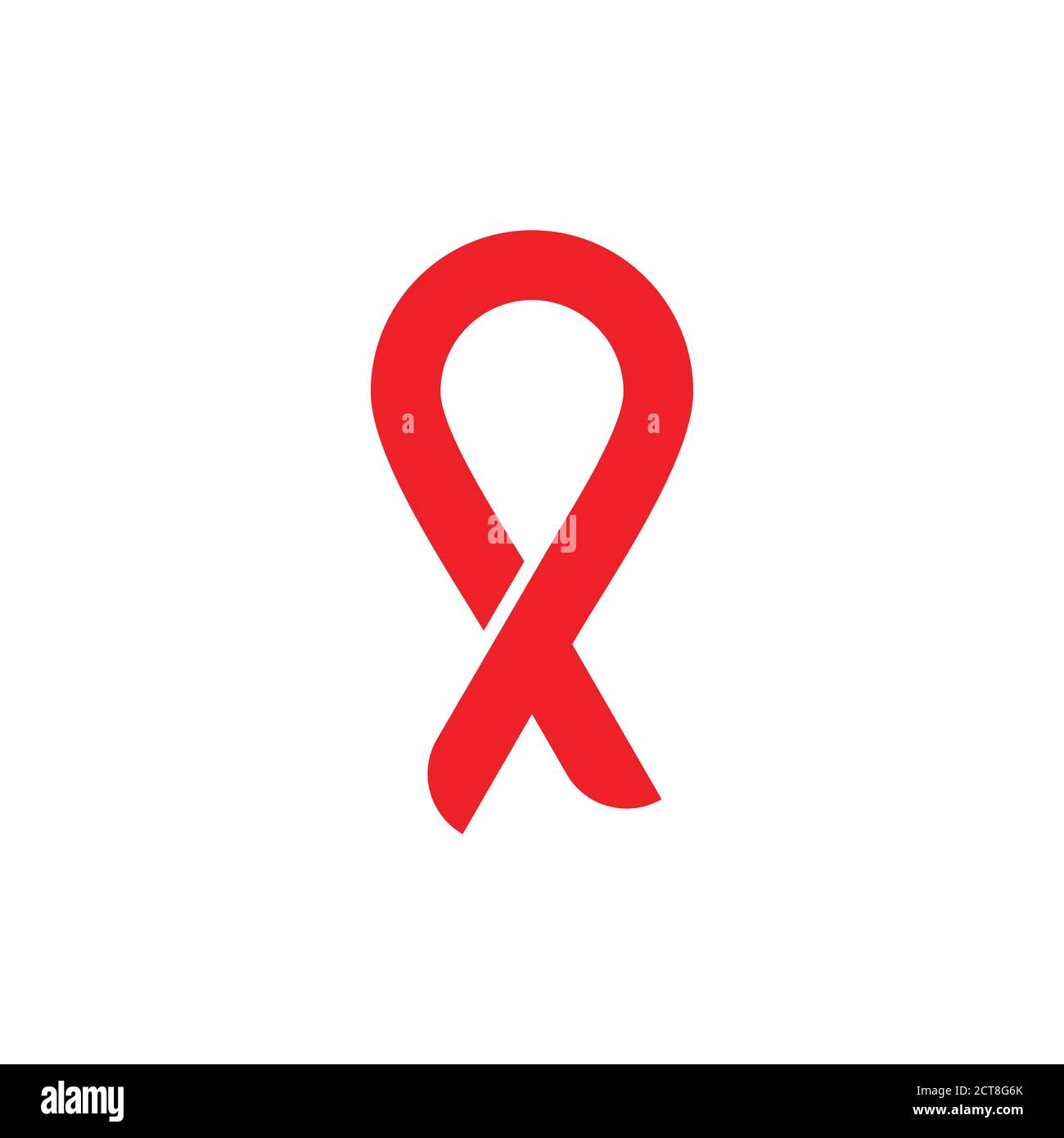 pin location linked ribbon red symbol logo vector Stock Vector Image ...