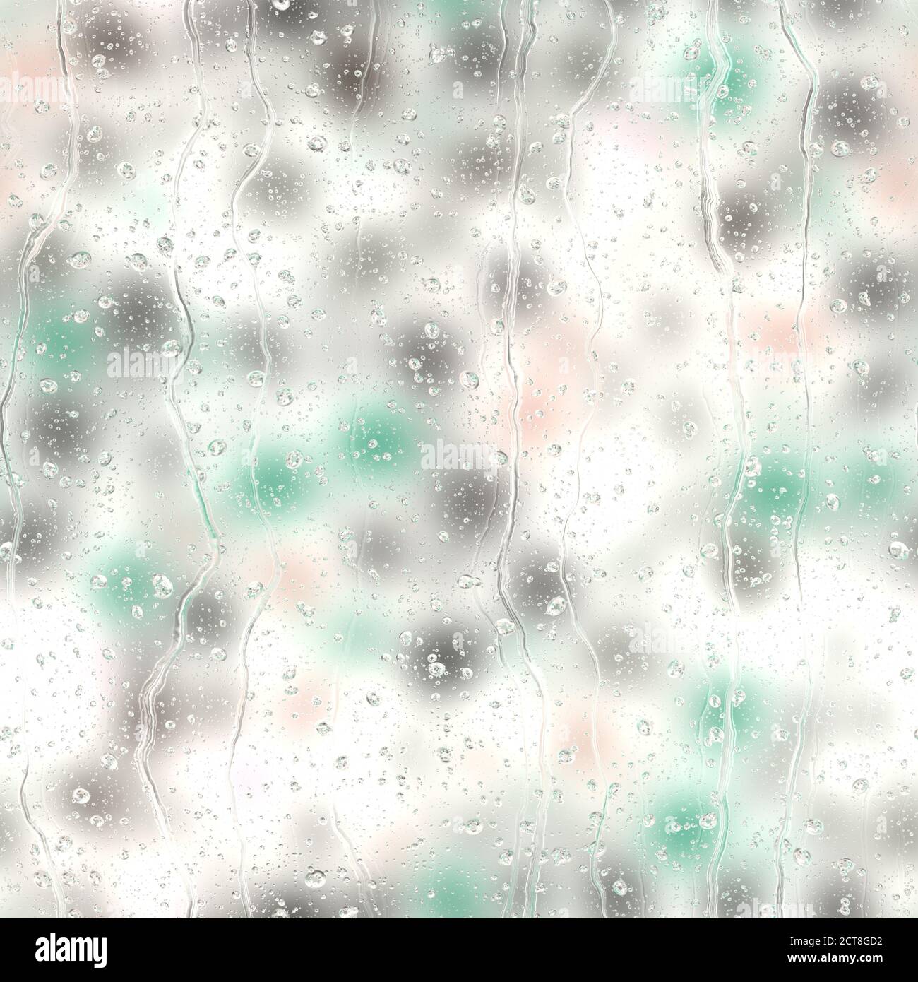 Seamless rain drop water repeat pattern on blur Stock Photo - Alamy