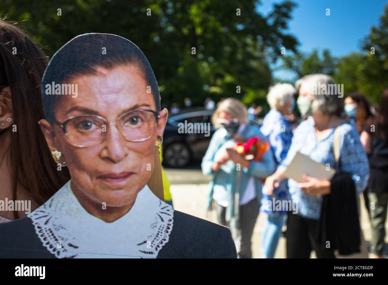 Images From The Justice Ruth Bader Ginsburg Memorial At The United