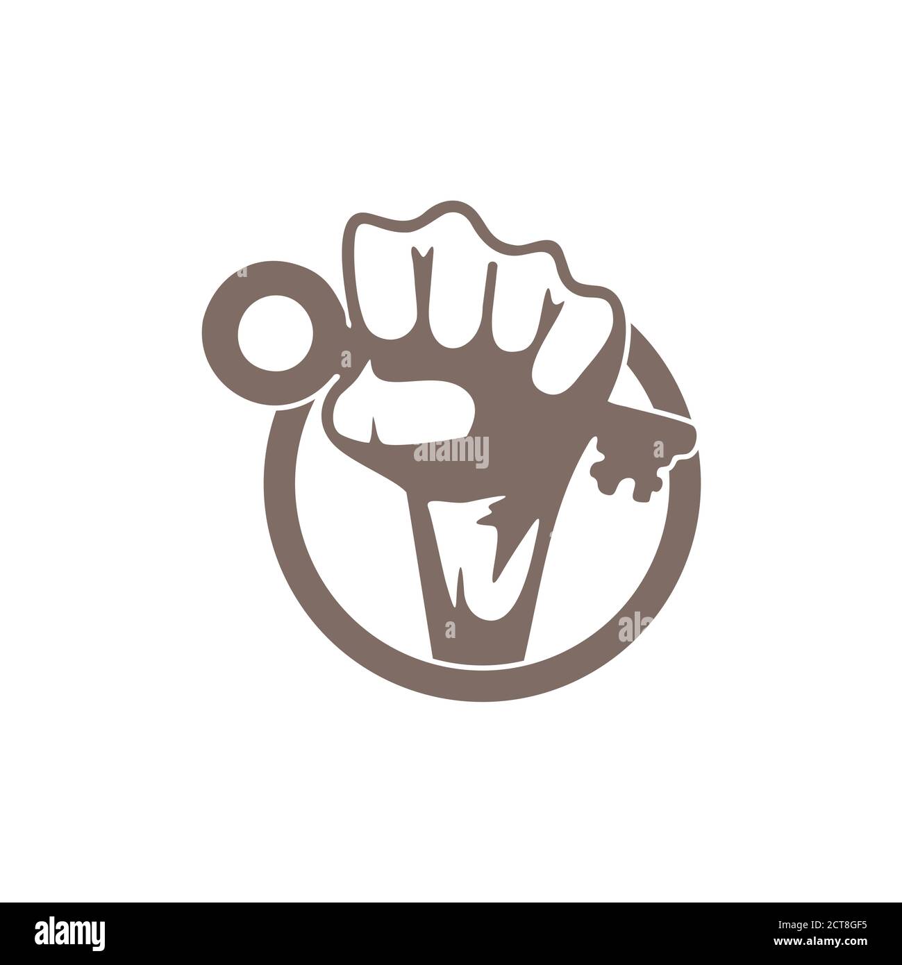 hand fist key to success circle symbol logo vector Stock Vector Image ... hand fist key to success circle symbol logo vector Stock Vector Image ...