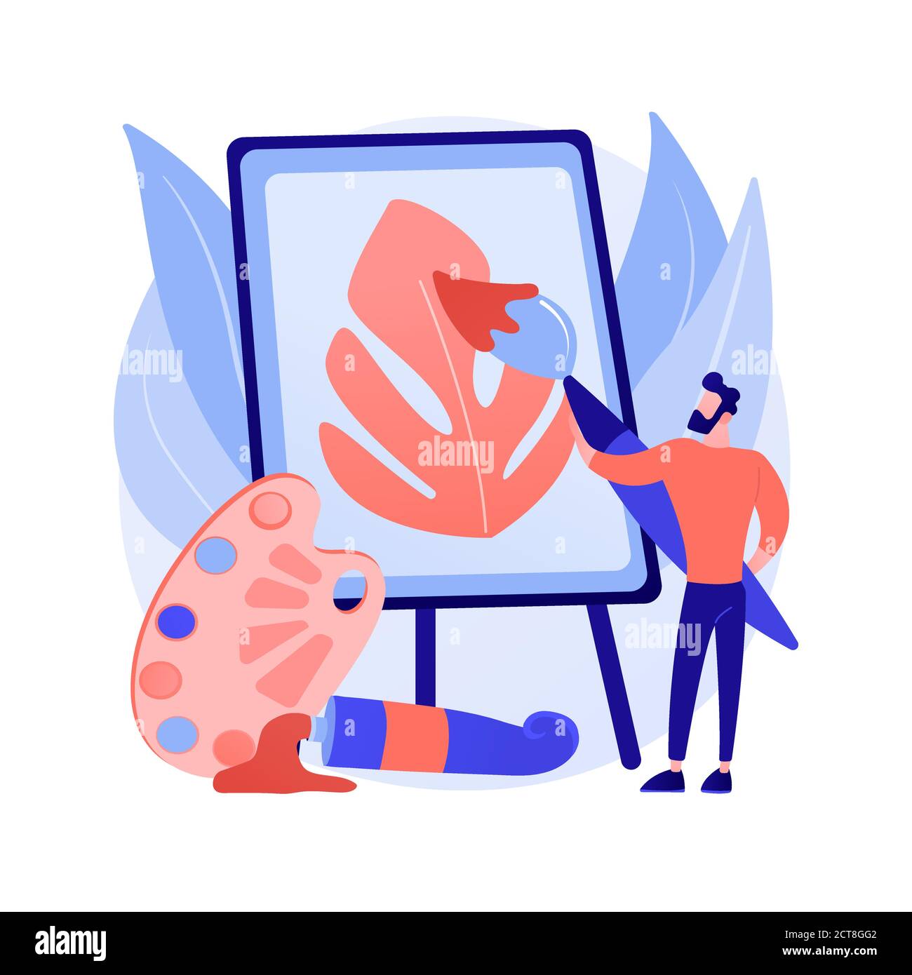 Painting abstract concept vector illustration Stock Vector Image & Art ...