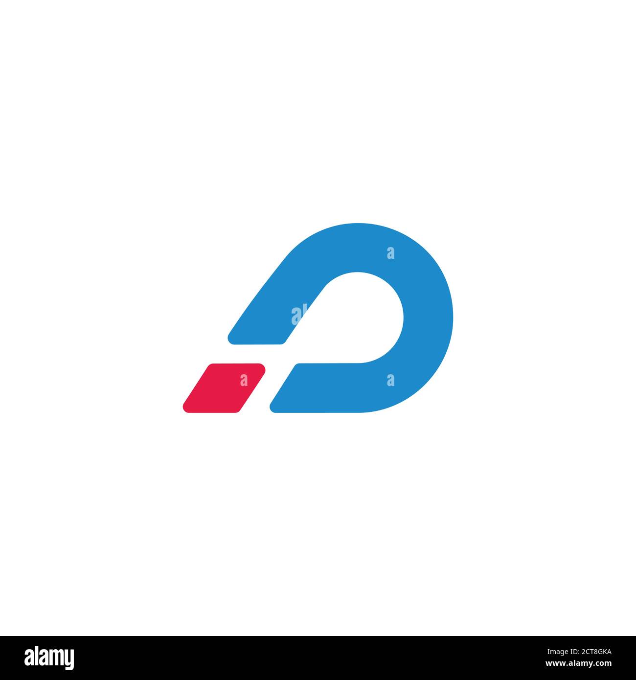 abstract letter d simple motion geometric logo vector Stock Vector ...