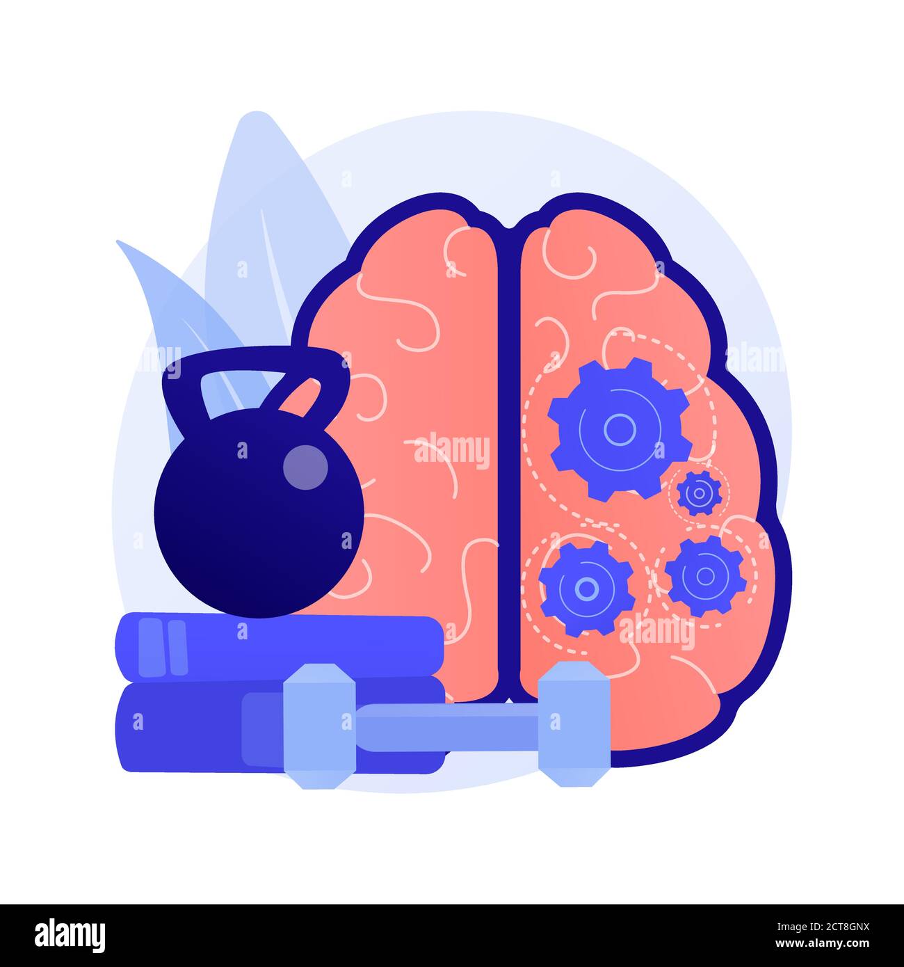 Mind fitness abstract concept vector illustration Stock Vector Image ...
