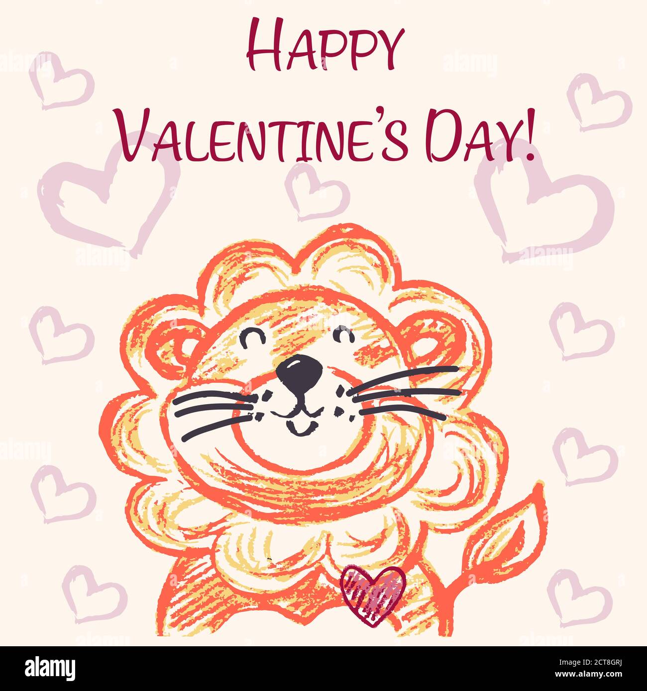 Lion heart Stock Vector Images - Alamy