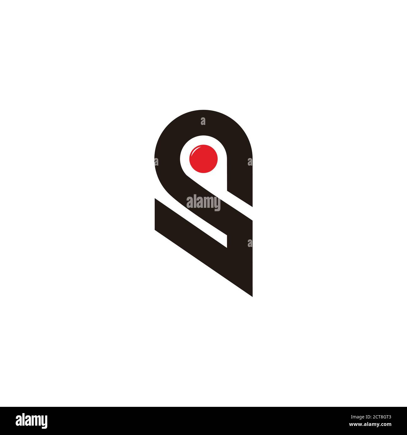 abstract letter s geometric line design logo vector Stock Vector Image ...