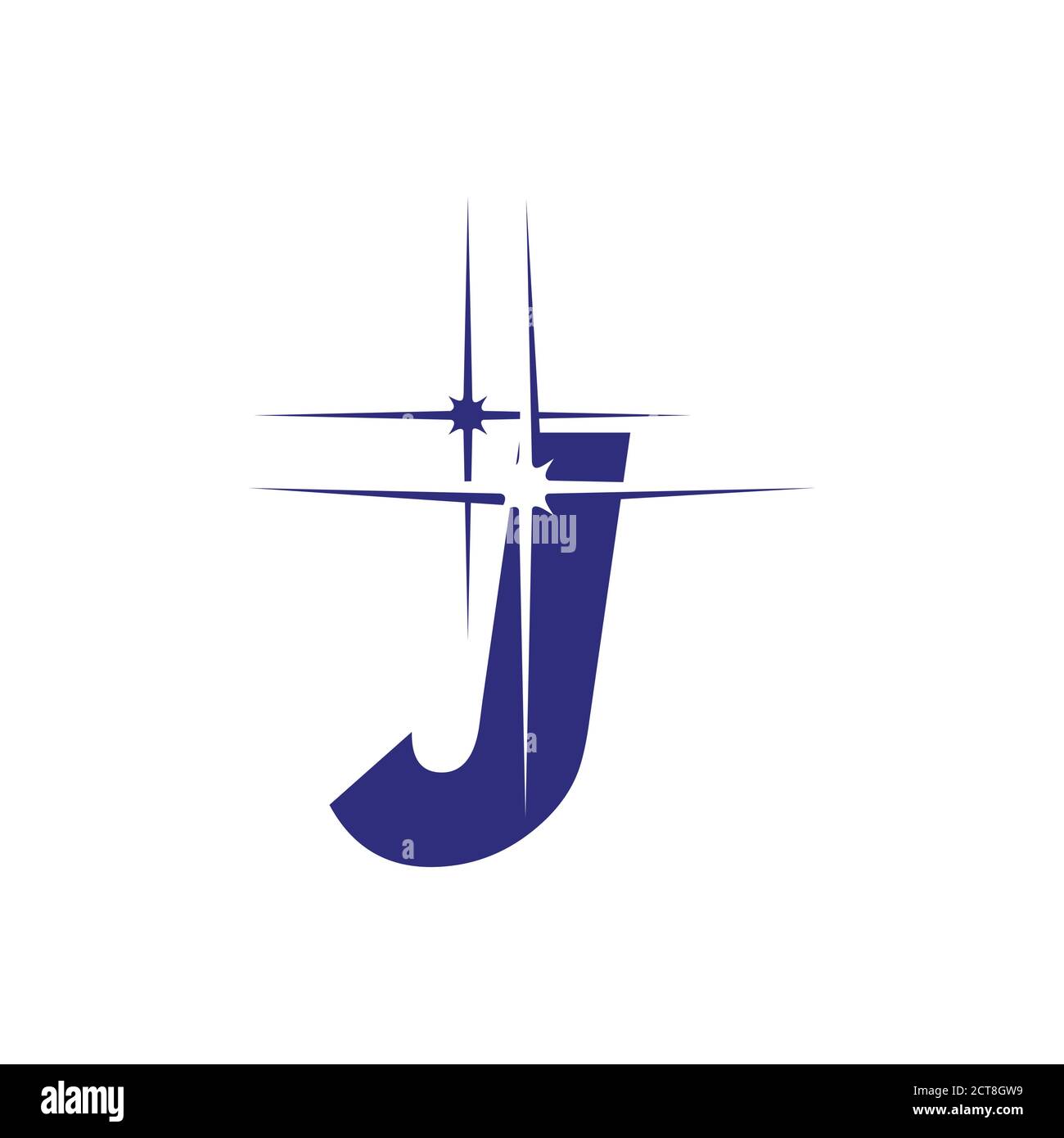 A vector illustration logo of clean and shine monogram logo for letter ...