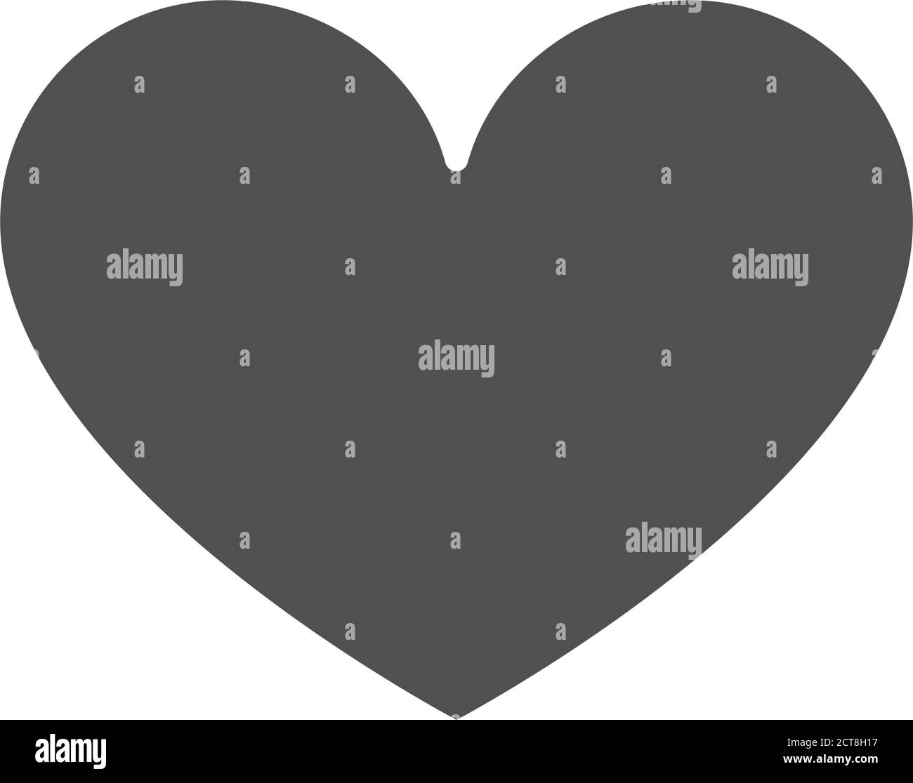 Heart colored icon. Like, feedback, attract, addiction symbol Stock ...