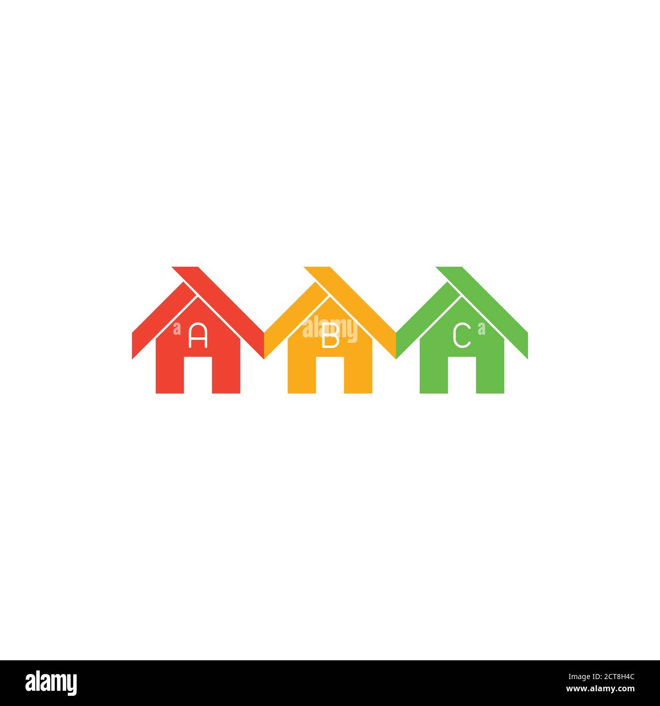 colorful cute home kid design logo vector Stock Vector Image & Art - Alamy