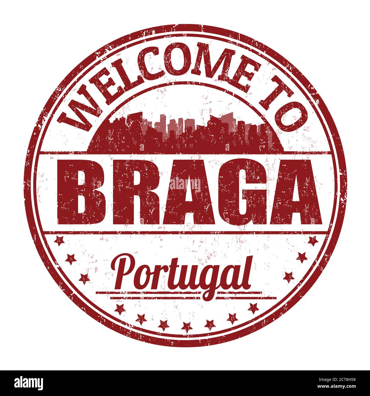 Welcome europe red stamp Stock Vector Images - Alamy