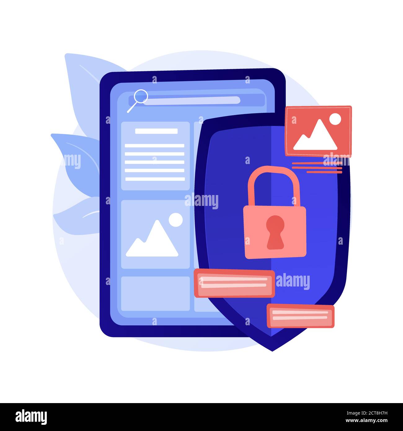 Media content control abstract concept vector illustration Stock Vector ...