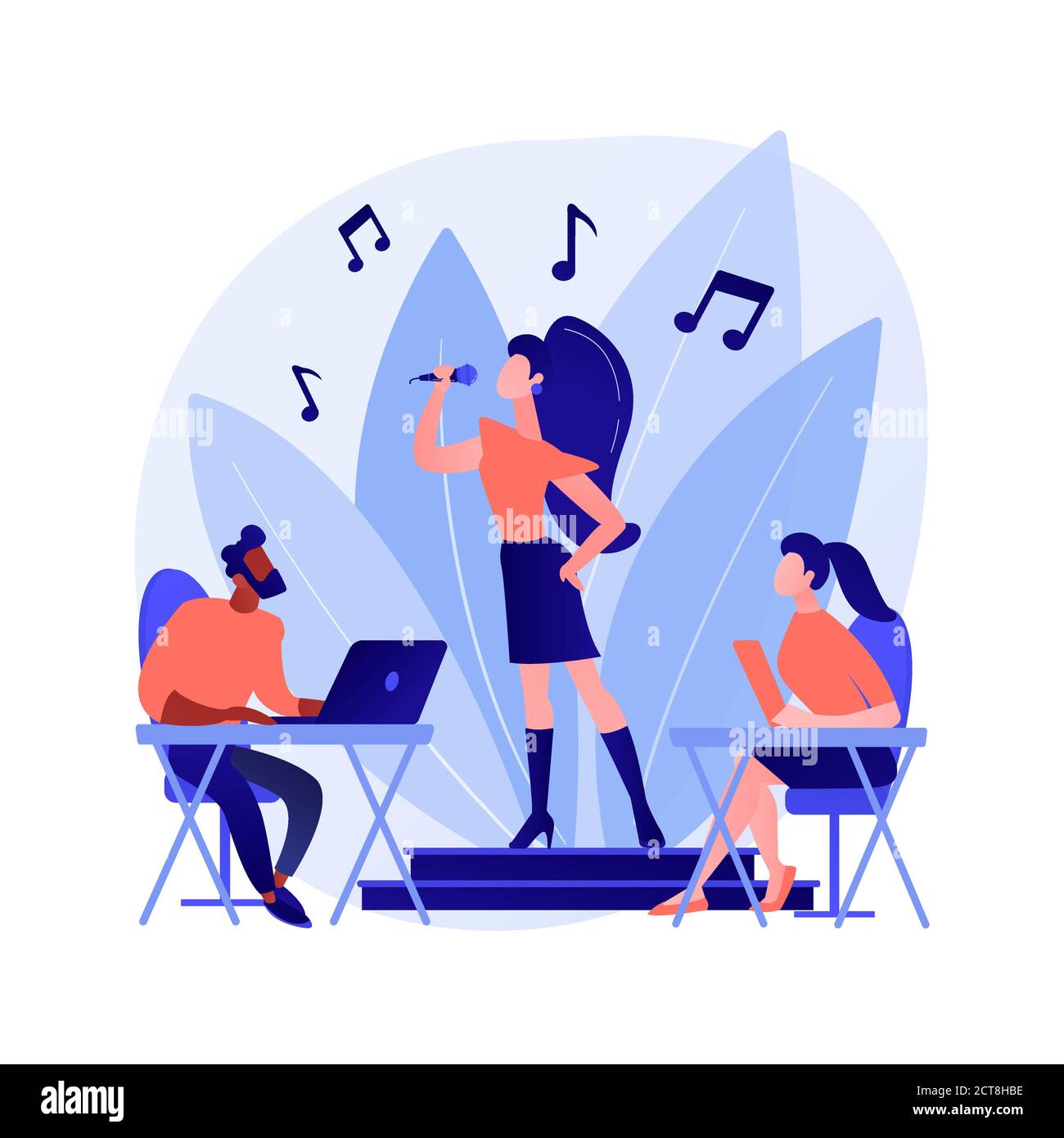Role audition abstract concept vector illustration Stock Vector Image ...