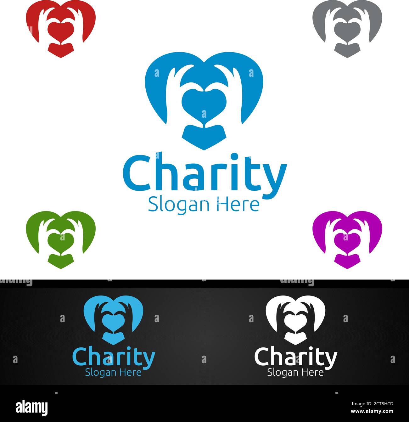 Helping Hand Charity Foundation Creative Logo for Voluntary Church or ...