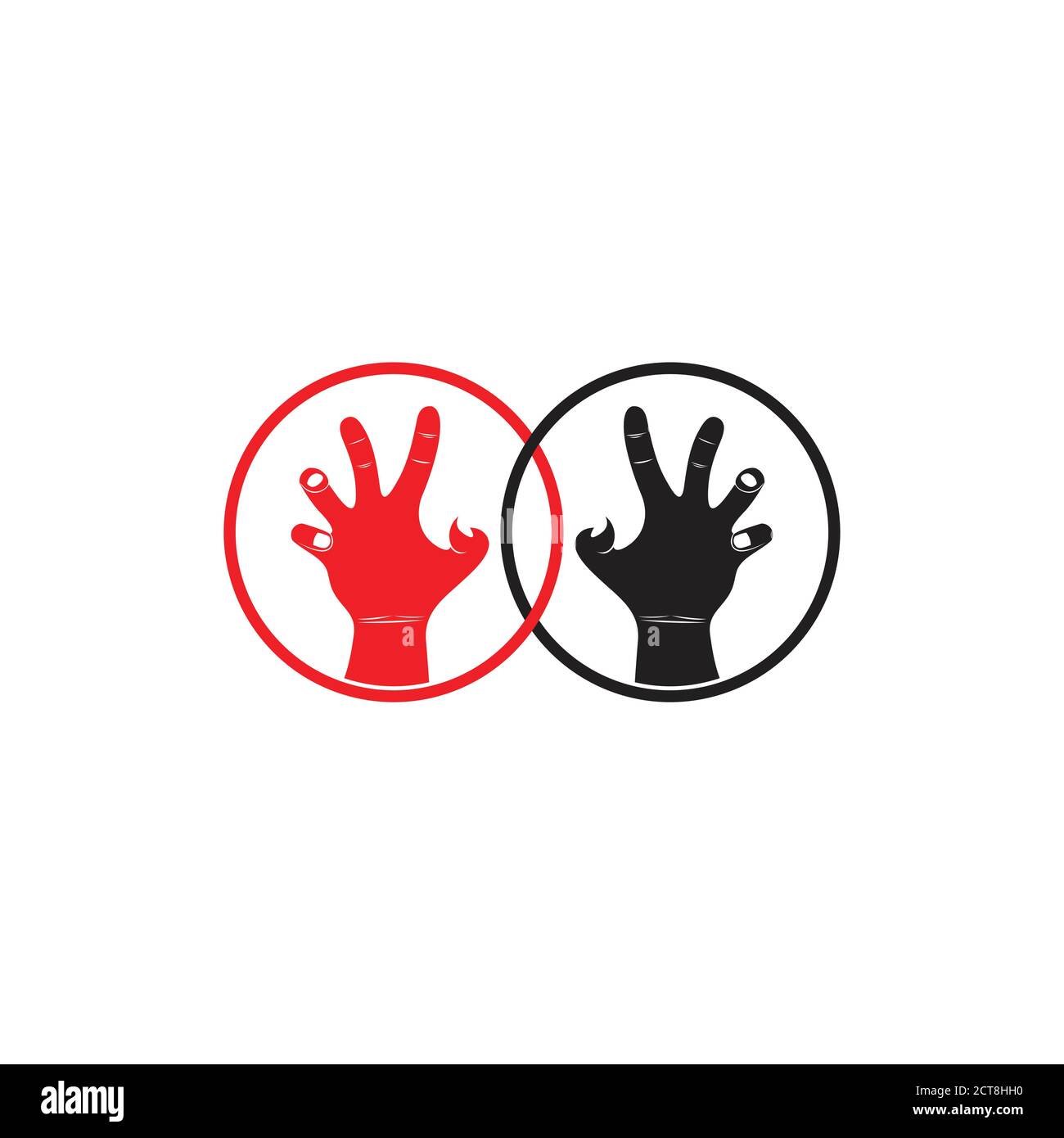 Scary finger Stock Vector Images - Alamy