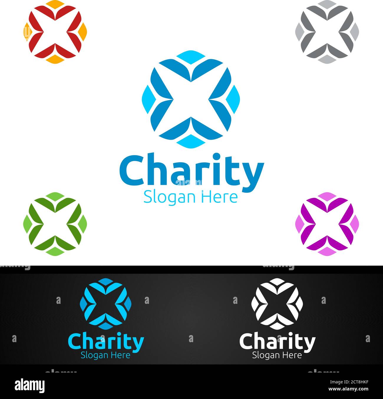 Helping Hand Charity Foundation Creative Logo for Voluntary Church or ...