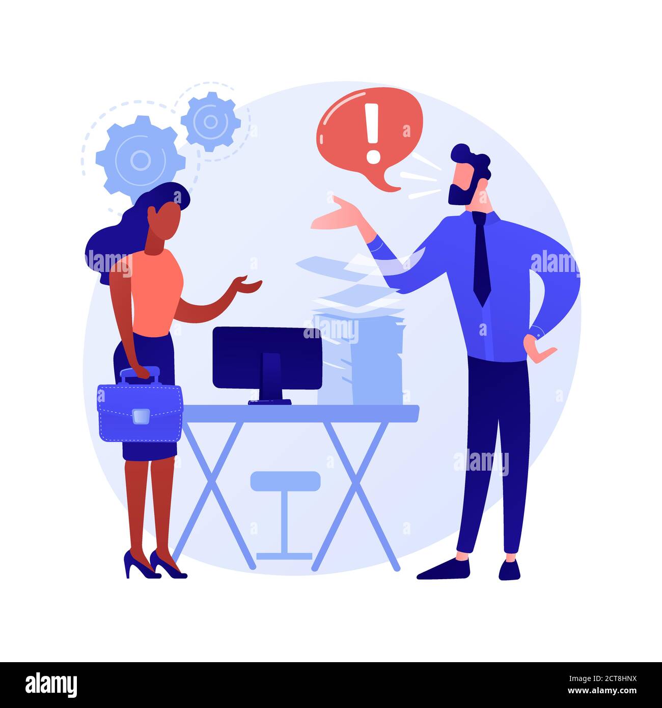 Racial discrimination abstract concept vector illustration Stock Vector Image & Art - Alamy